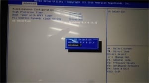BIOS changes when going from Windows 7 to Windows 10 - Handheld