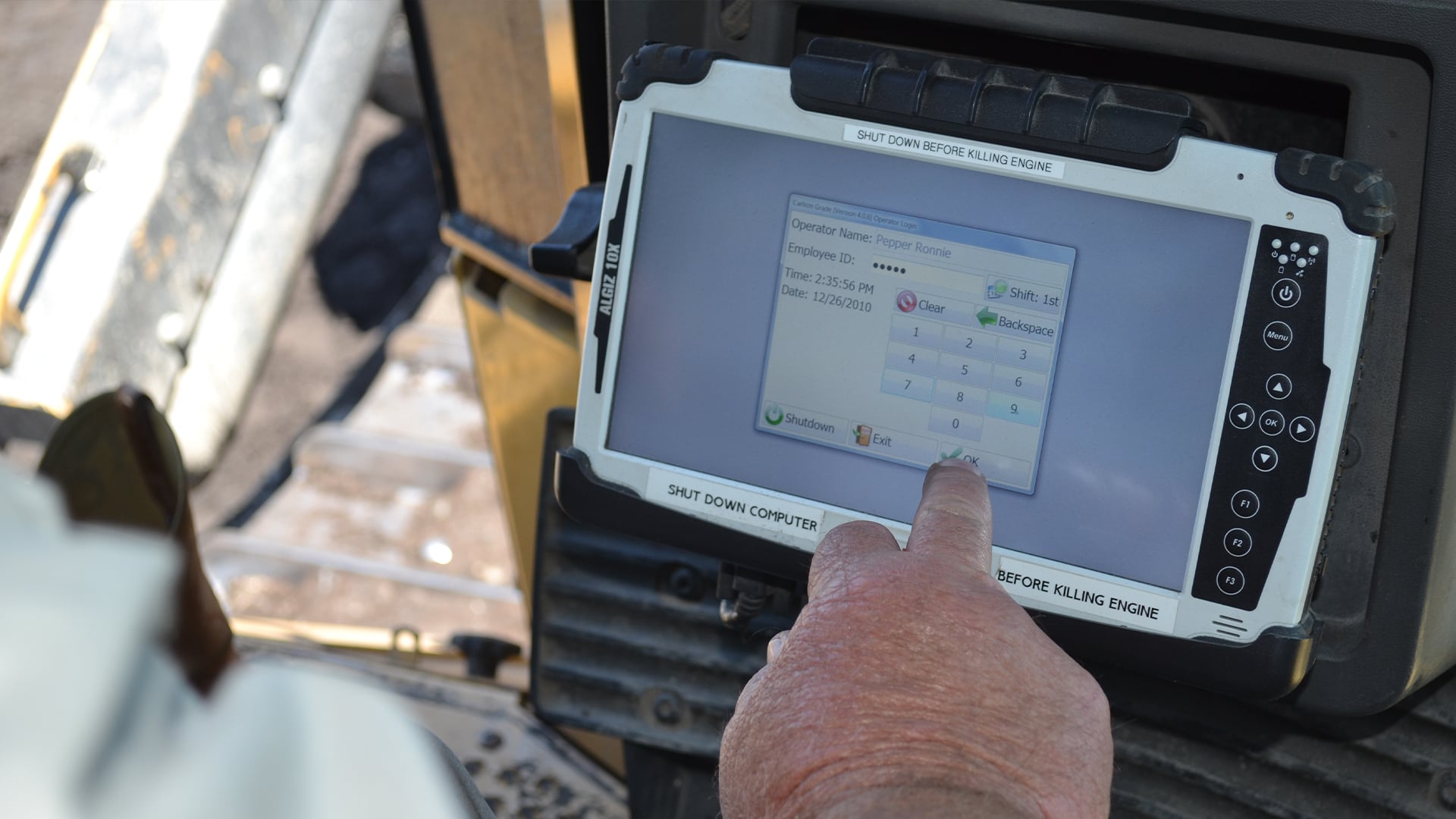 Reliability in mining operations - Handheld