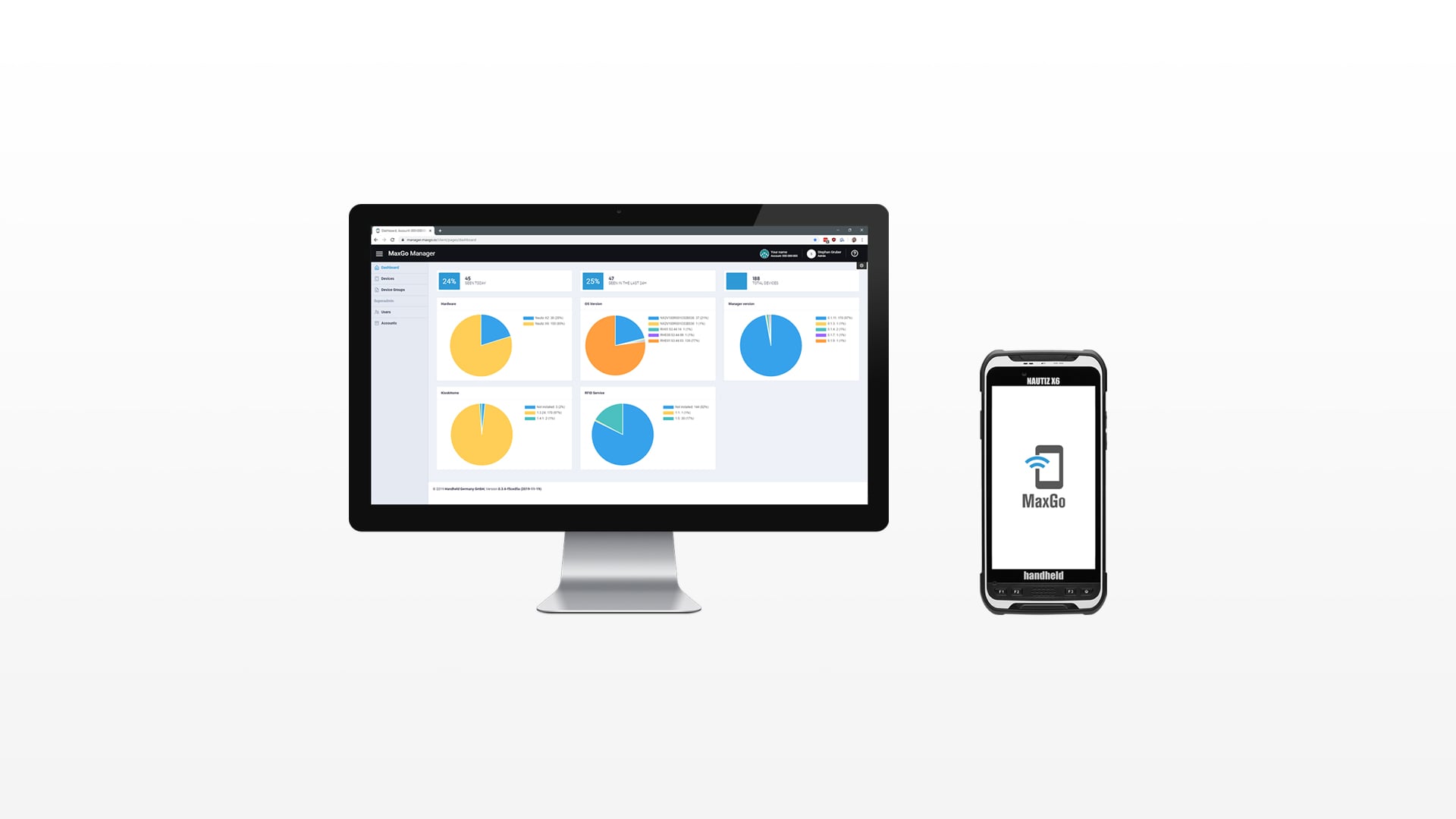 MaxGo Android Apps - Handheld